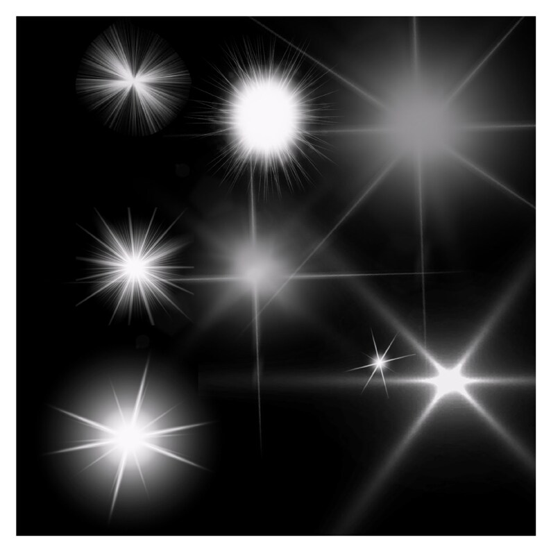 Procreate Shine & Light Stamps, Glow Brushes, Flare Brushes, Procreate ...