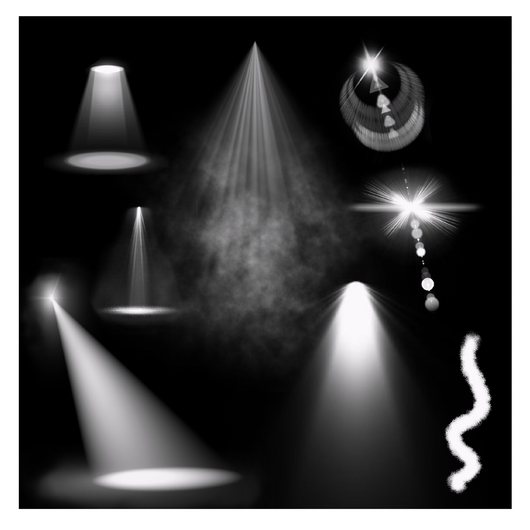 Procreate Shine & Light Stamps, Glow Brushes, Flare Brushes, Procreate ...