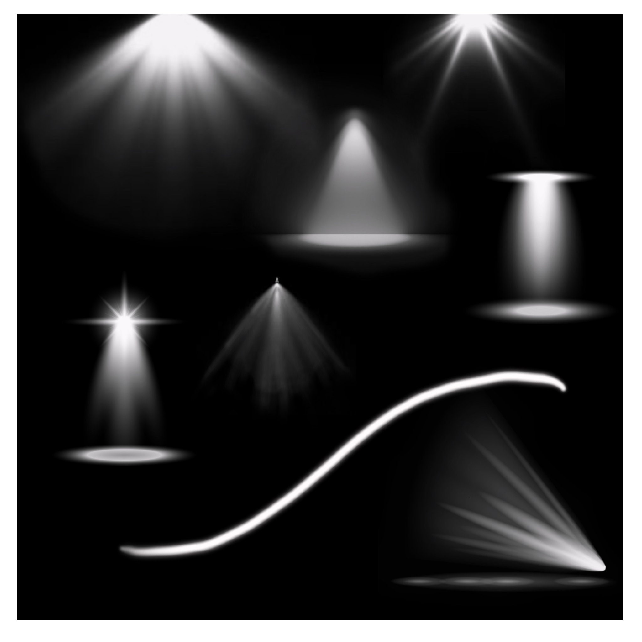 Procreate Shine & Light Stamps, Glow Brushes, Flare Brushes, Procreate ...