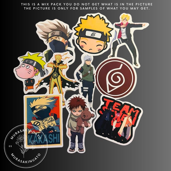 Naruto Stickers - Etsy