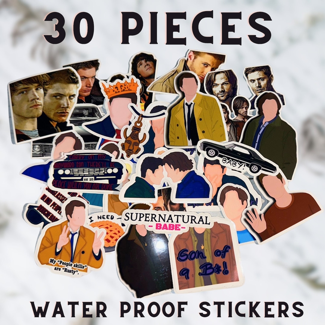 Waterproof Supernatural Sticker Pack - Etsy