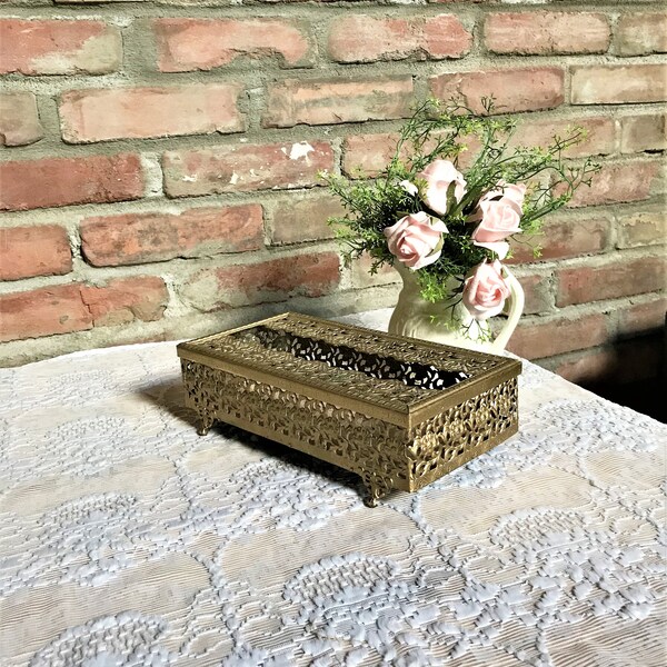 Filigree Tissue Box - Etsy