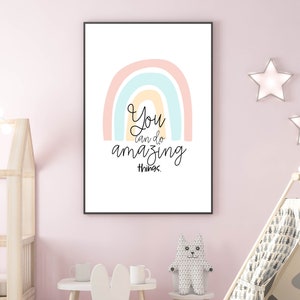 You Can Do Amazing Things Art Print, Uplifting Quotes, Printable Wall ...