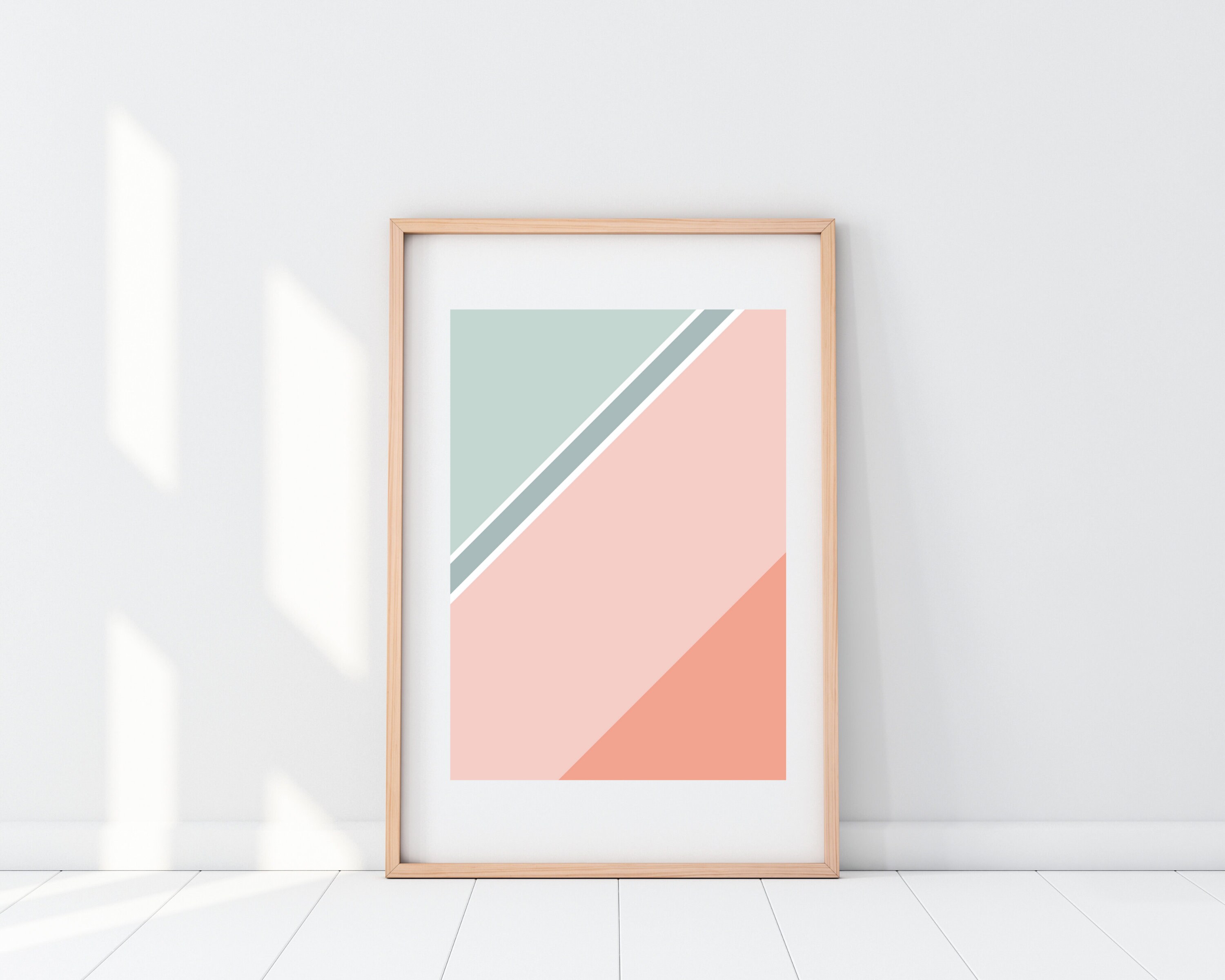 Bright and Fun Art Print, Pastel Colors, Digital Art Print, Instant ...