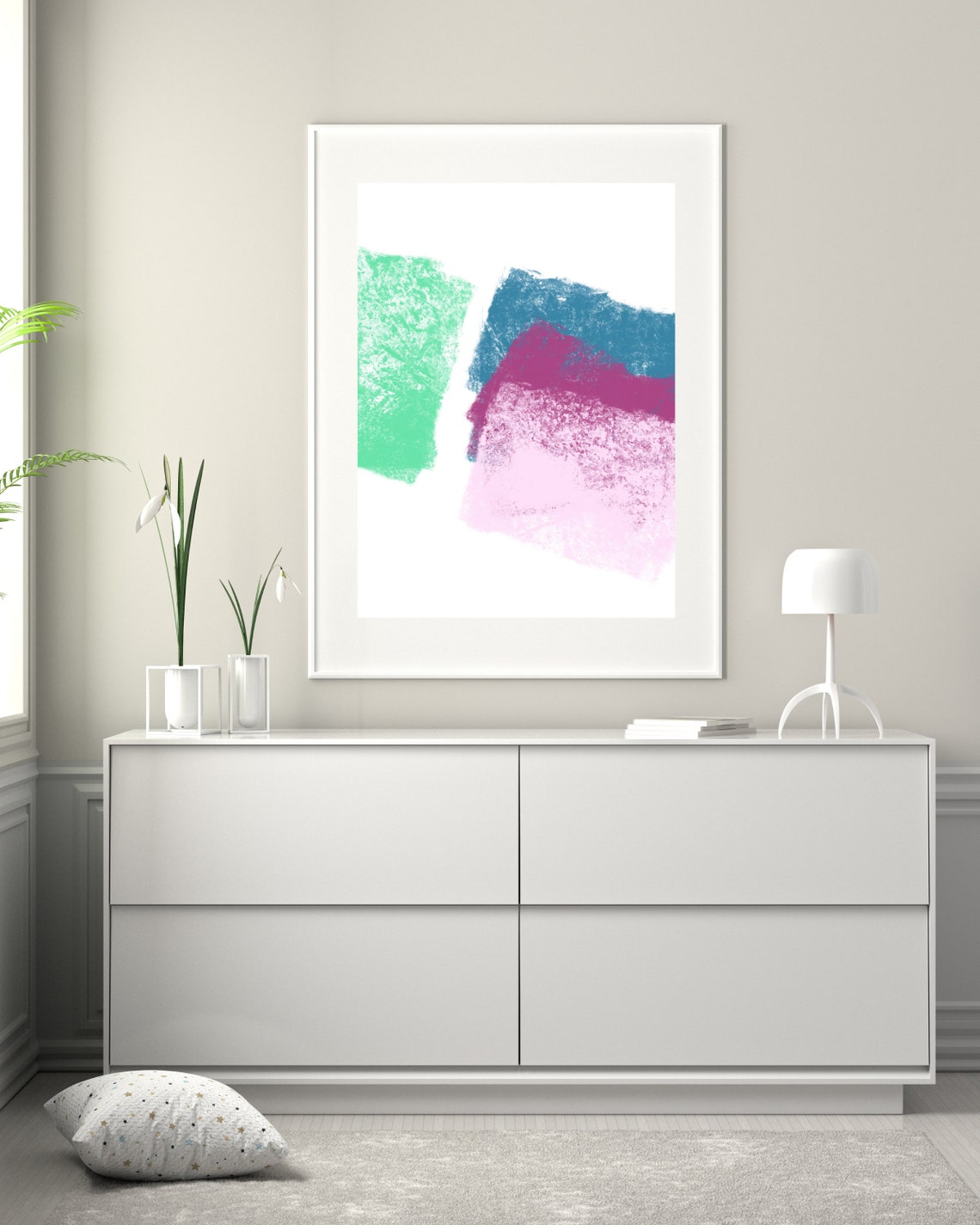 Vibrant Art Print Colorful Wall Art Abstract Home Decor - Etsy