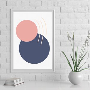 Unique Shape Print, Cute Colors and Design, Digital Art Print, Instant ...