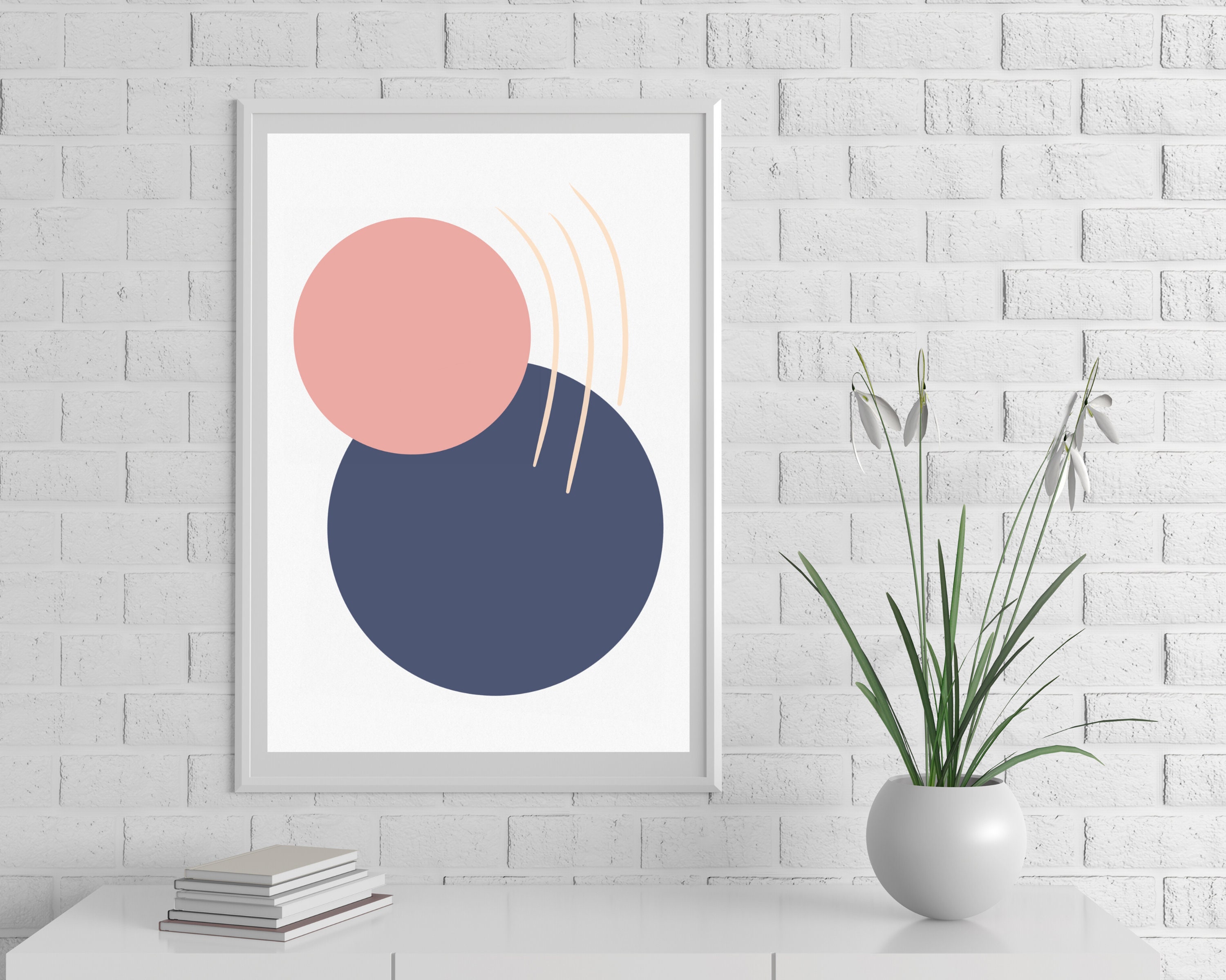 Unique Shape Print, Cute Colors and Design, Digital Art Print, Instant ...