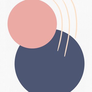 Unique Shape Print, Cute Colors and Design, Digital Art Print, Instant ...