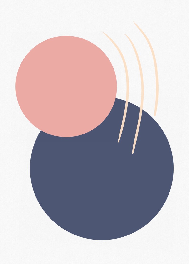 Unique Shape Print Cute Colors and Design Digital Art Print - Etsy