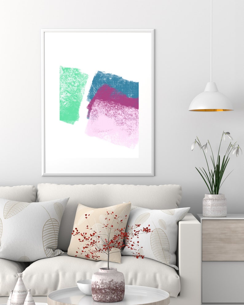 Vibrant Art Print, Colorful Wall Art, Abstract Home Decor, Home Wall ...