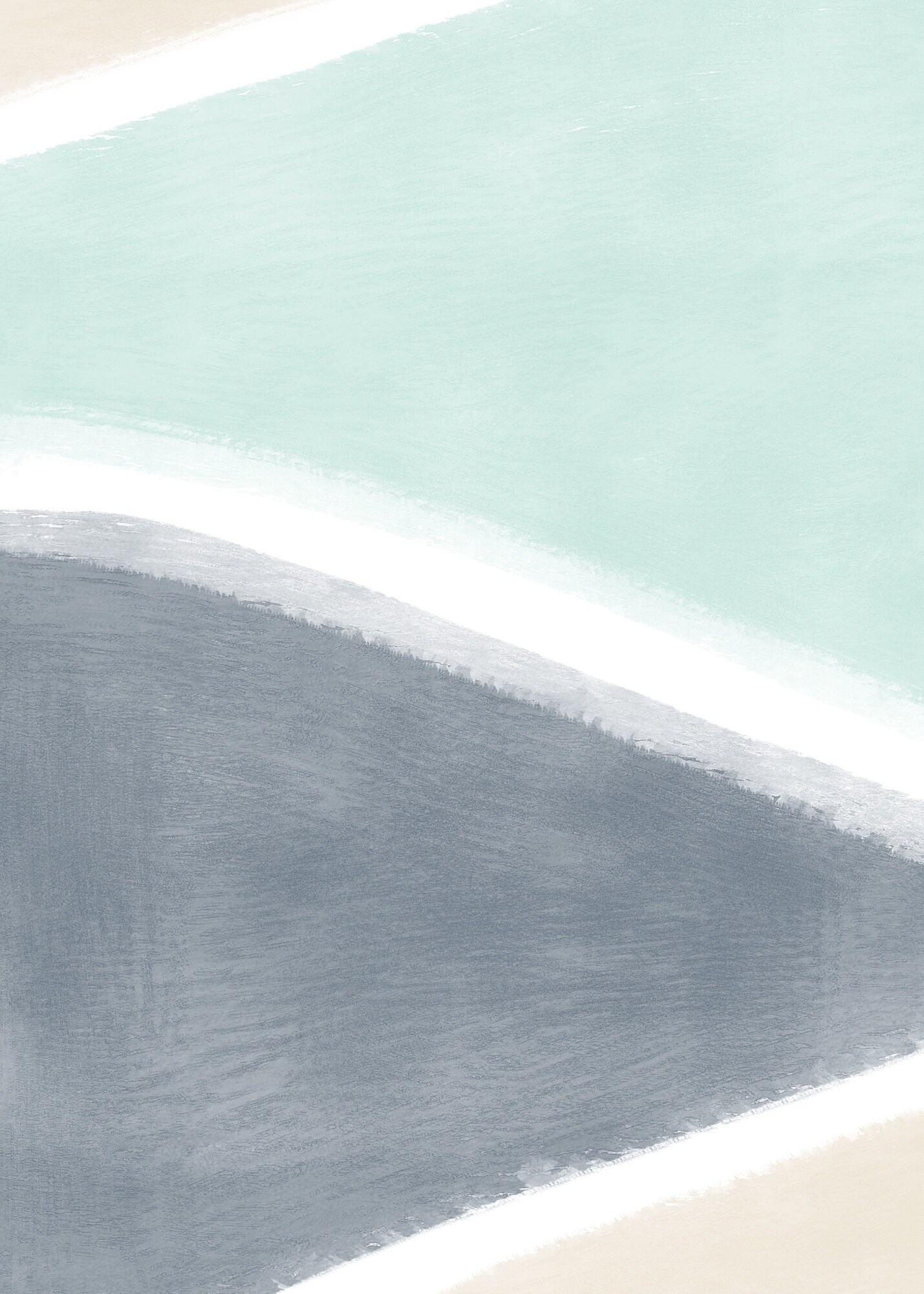 Abstract Art Print, Blue Color Scheme, Modern Home Decor, Printable ...