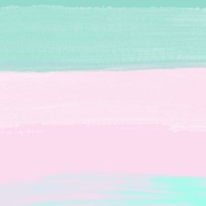 Pink & Teal Art Print, Colorful Wall Decor, Printable Wall Art, Instant ...