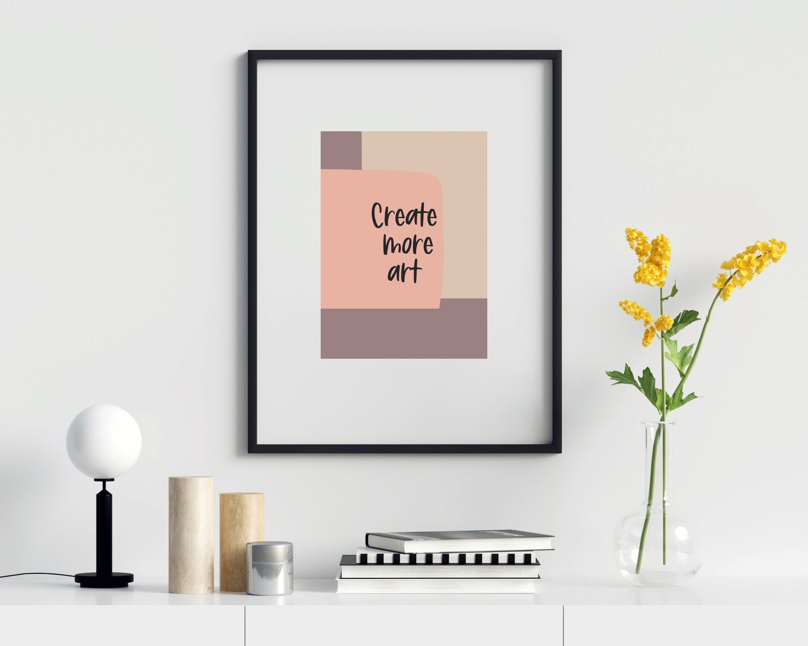 Create More Art, Inspirational Wall Art, Home Art Print, Creative Wall ...