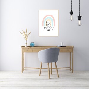 You Can Do Amazing Things Art Print, Uplifting Quotes, Printable Wall ...