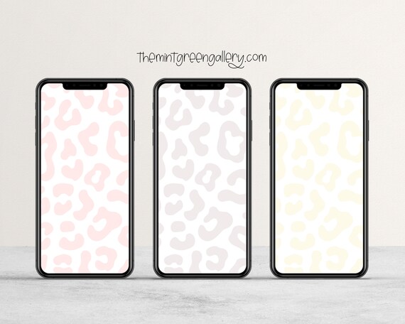 Light Pink Leopard Print Background