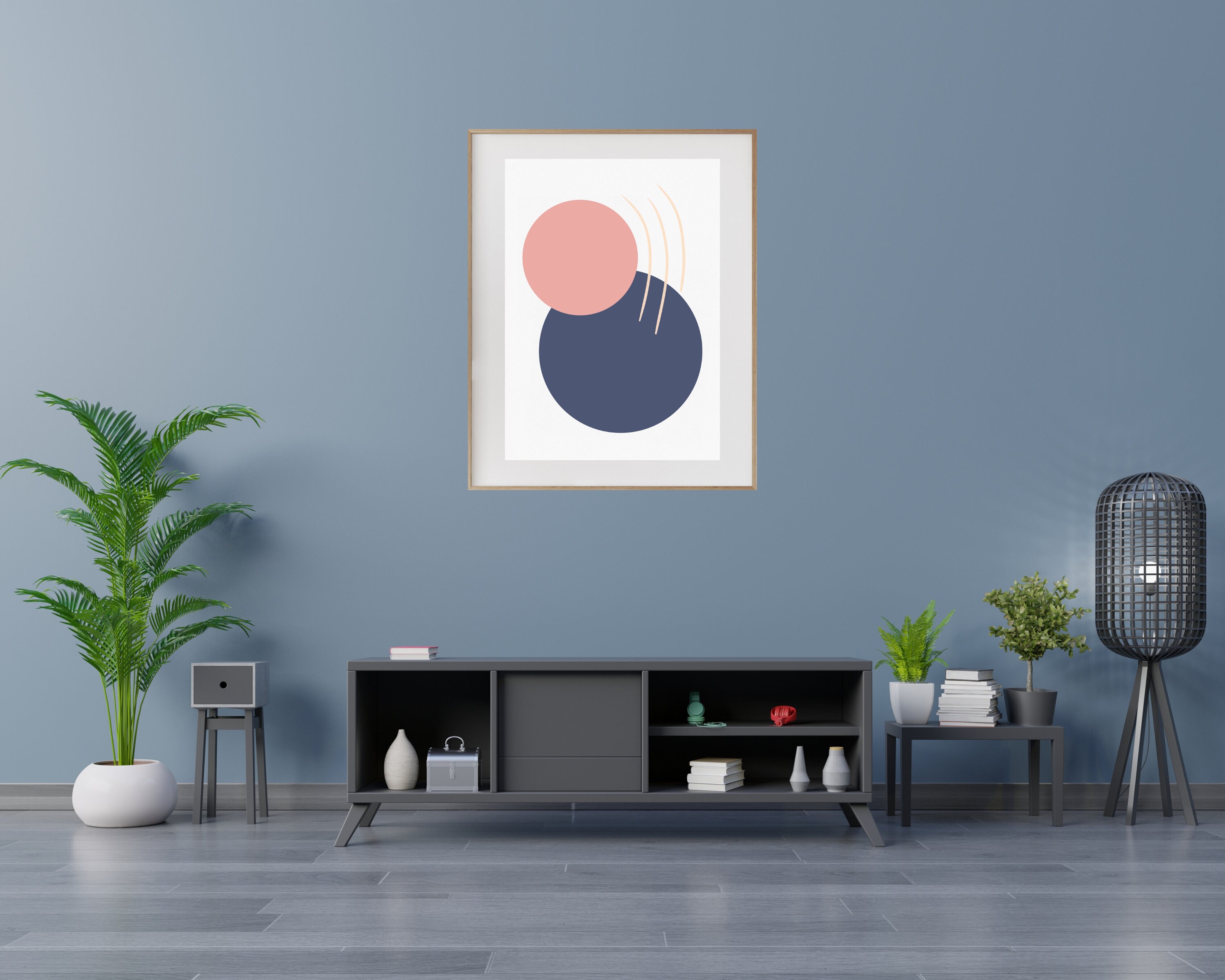 Unique Shape Print Cute Colors and Design Digital Art Print - Etsy