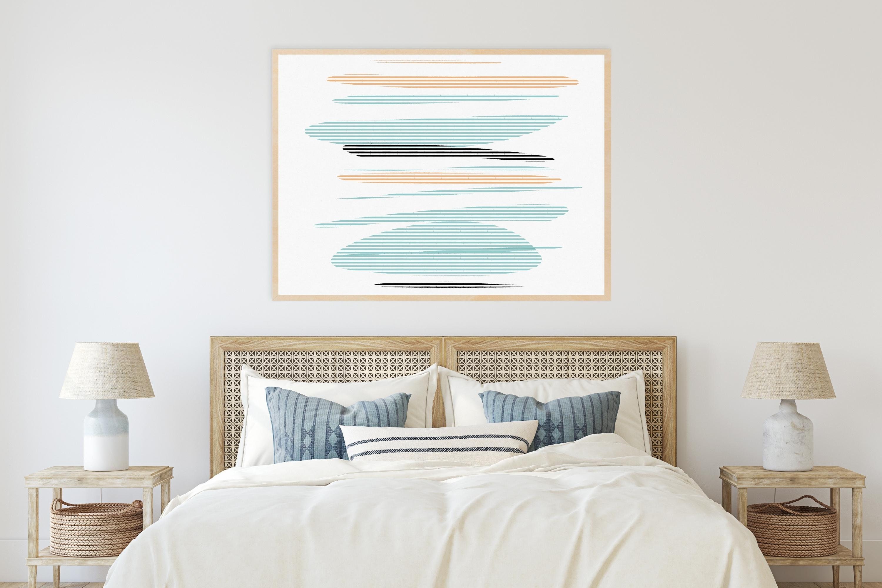 Abstract Lines, Digital Art Print, Unique Wall Decor, Colorful Art ...