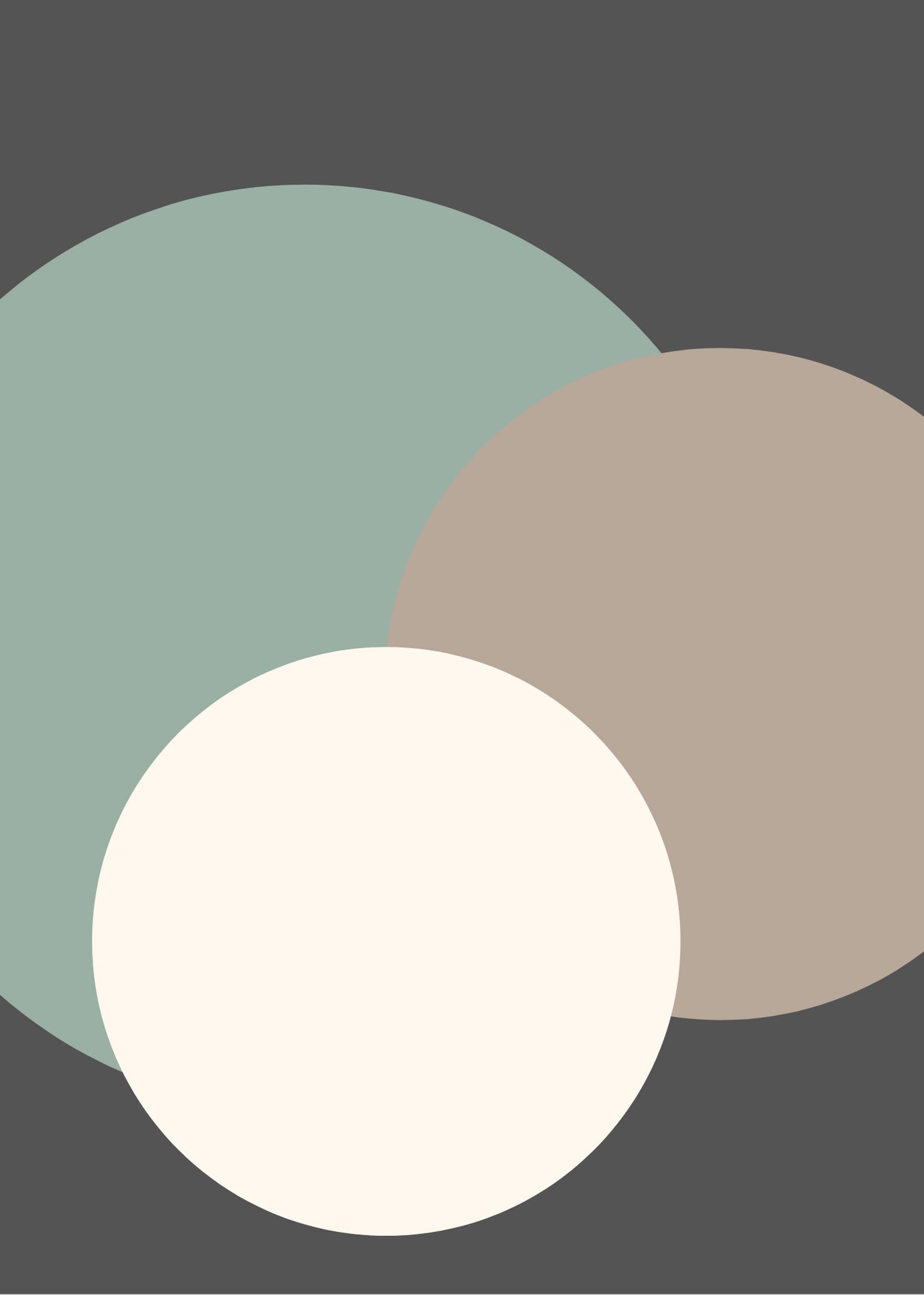 Earth Tone Circle Print Neutral Color Scheme Geometric Art - Etsy