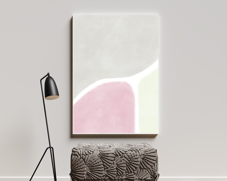 Pastel Art Print Soft Colors Printable Wall Art Digital Art - Etsy