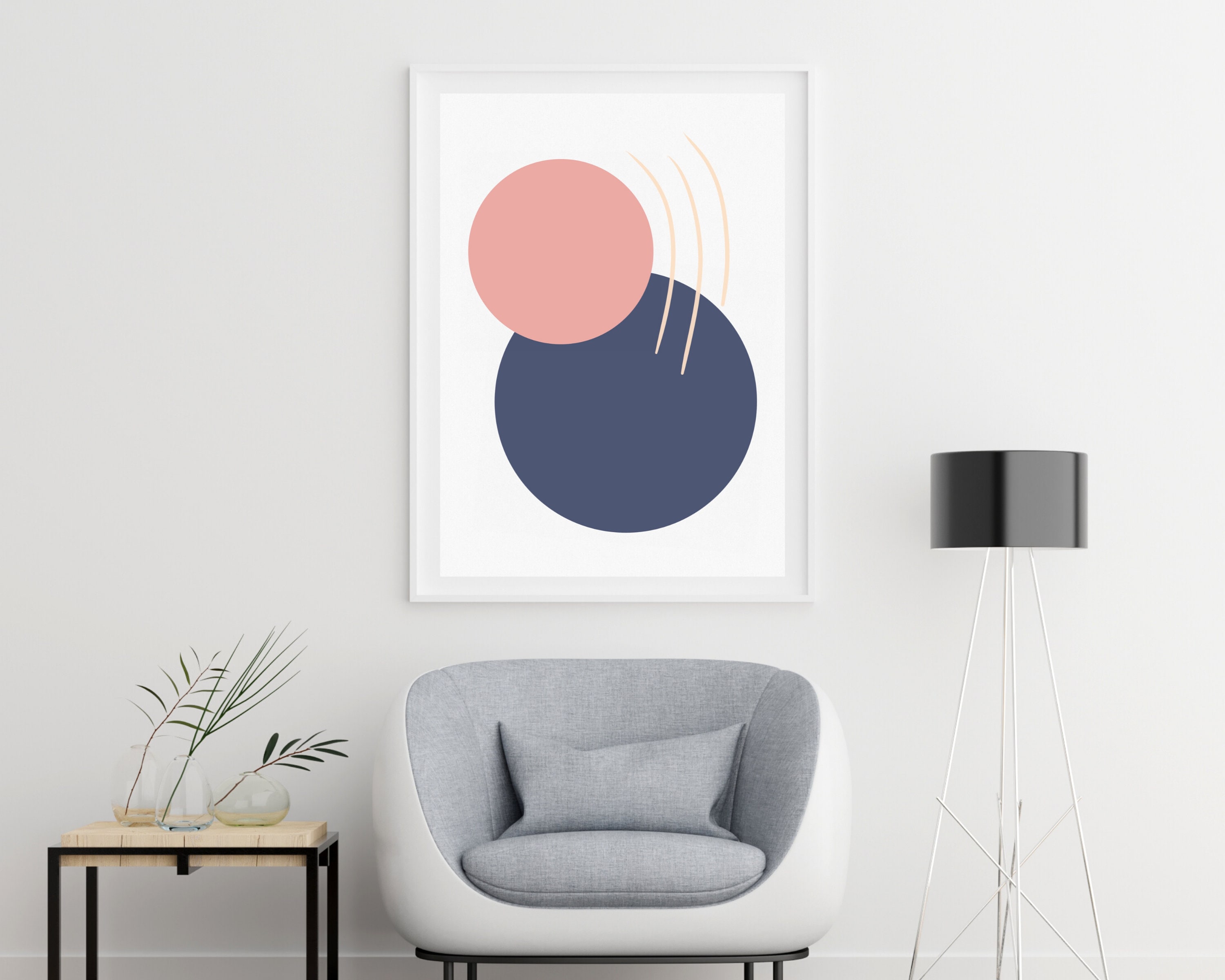 Unique Shape Print, Cute Colors and Design, Digital Art Print, Instant ...