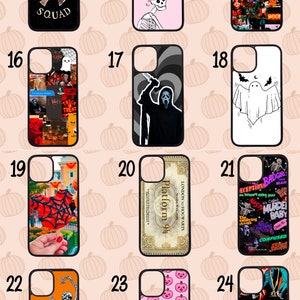 60 Halloween Aesthetic Phone Cases Custom Spooky Trick or Treat Ghost ...