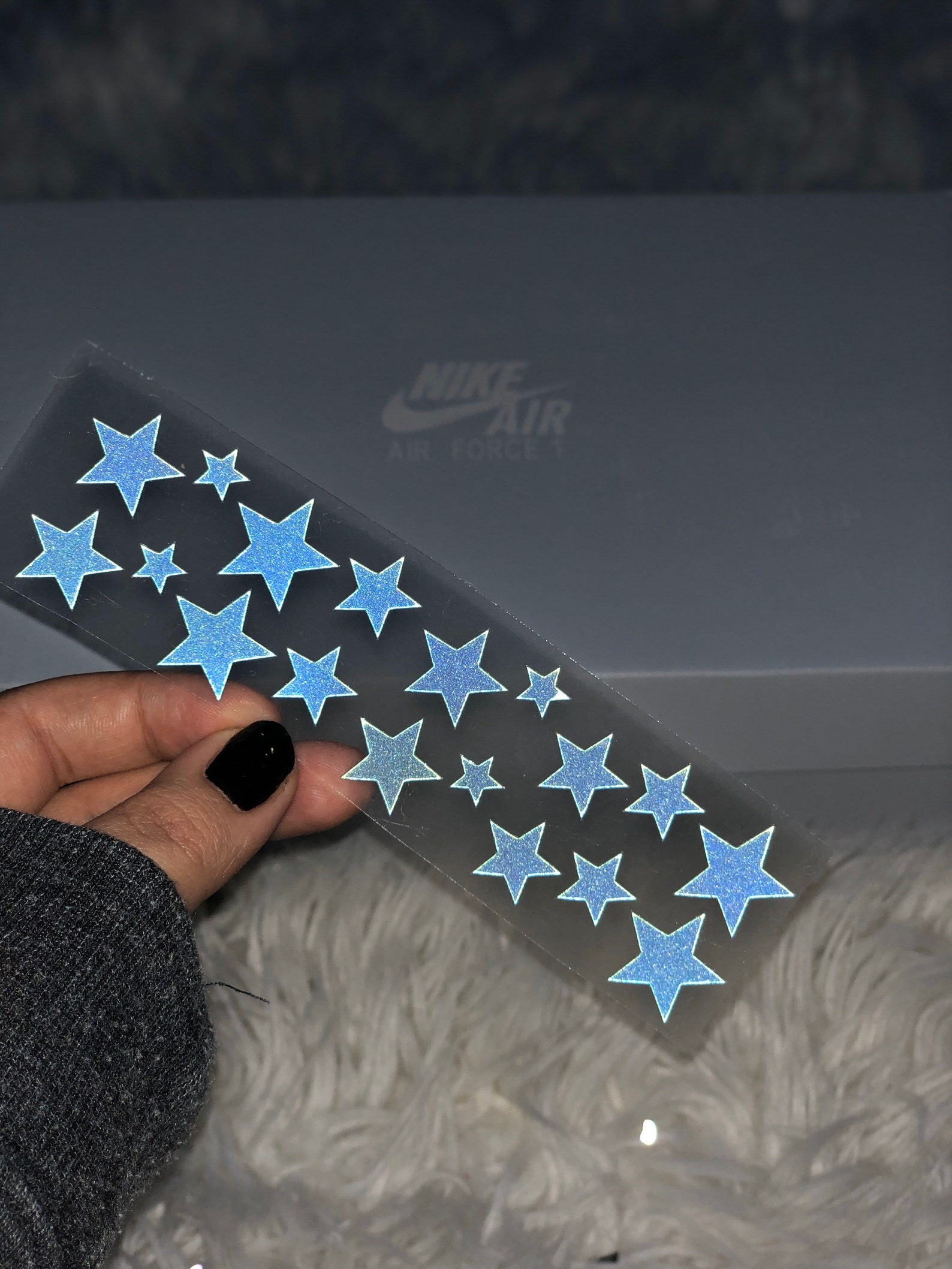 Reflective Rainbow Stars 3M Heat Transfer DECAL STICKERS ONLY - Etsy