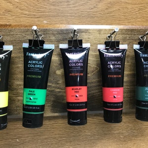 Paint Tube Holder Paint Holder Paint Tube Rack Paint Storage Clips ...