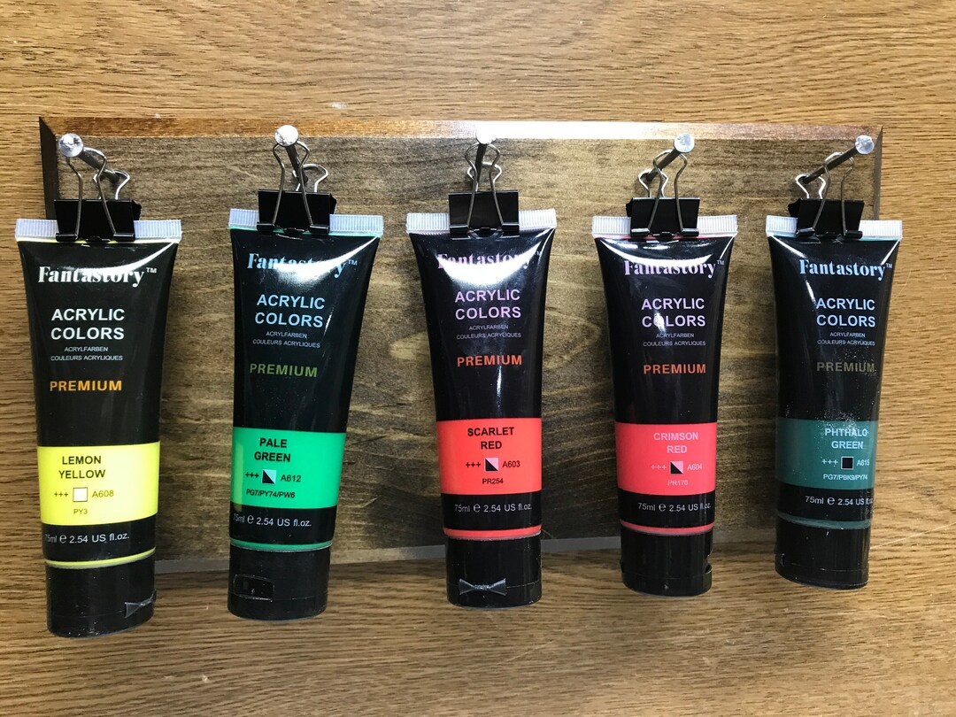 Paint Tube Holder - Paint Holder - Paint Tube Rack - Paint Storage ...