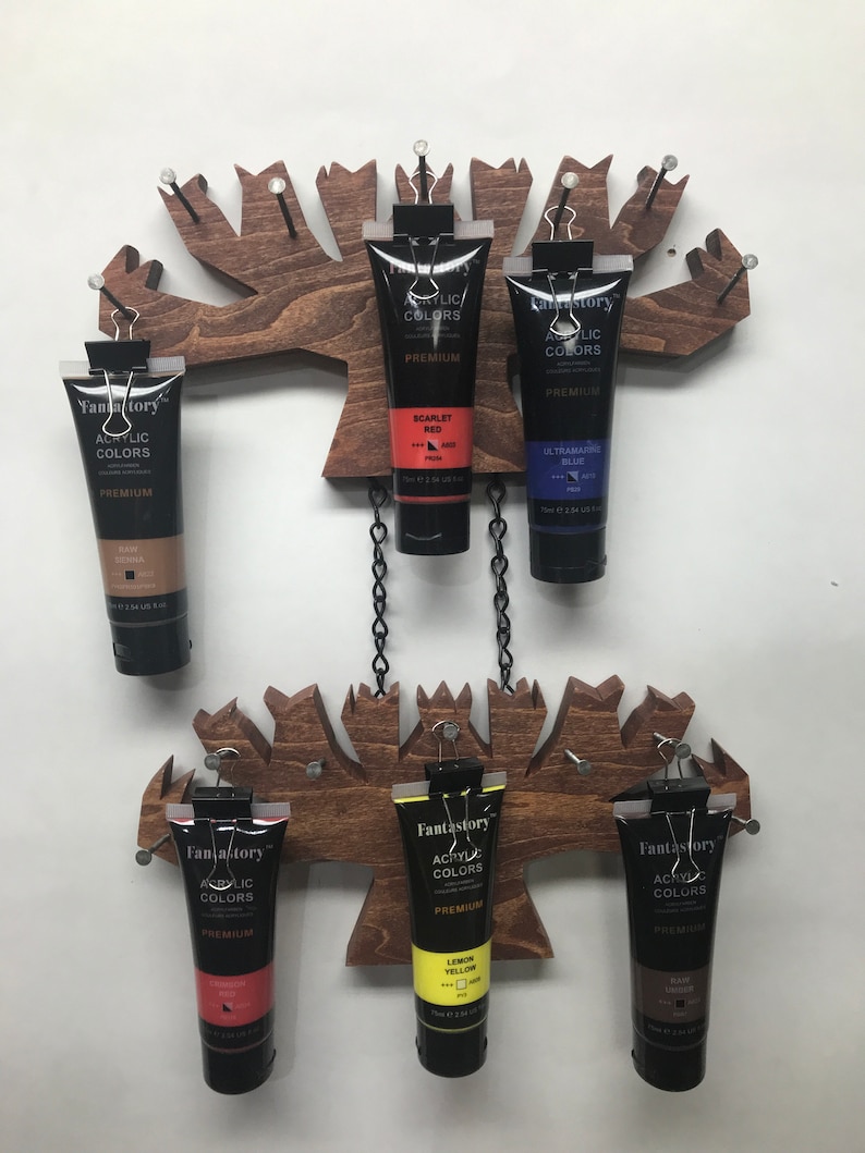 Paint Tube Holder Painting Storage Paint Tube Rack Paint - Etsy