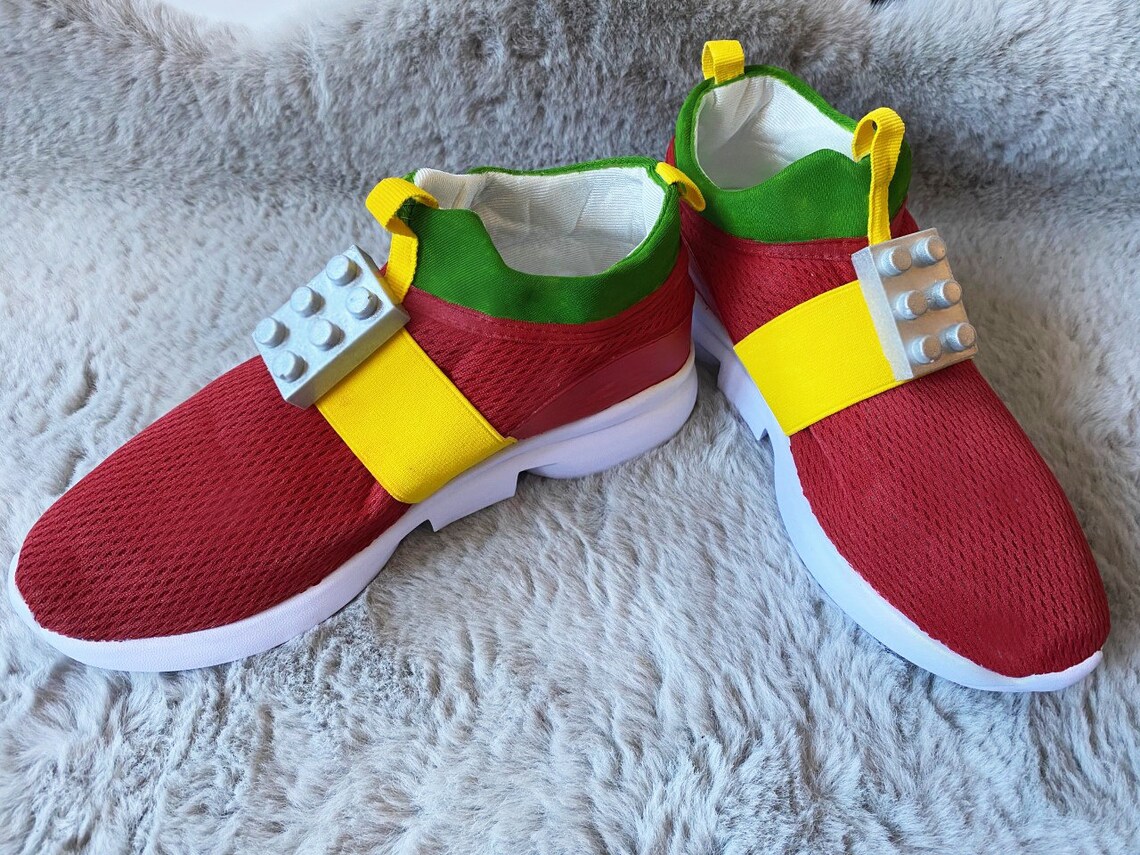 Knuckles Echidna Sonic Replica Gym Trainers Cosplay - Etsy UK