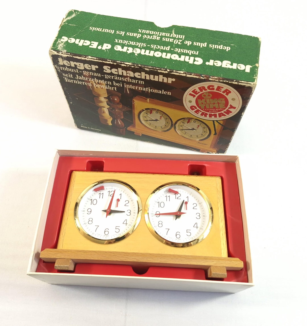 Vintage Jerger Schachuhr King Time German Chess Clock Timer - Etsy