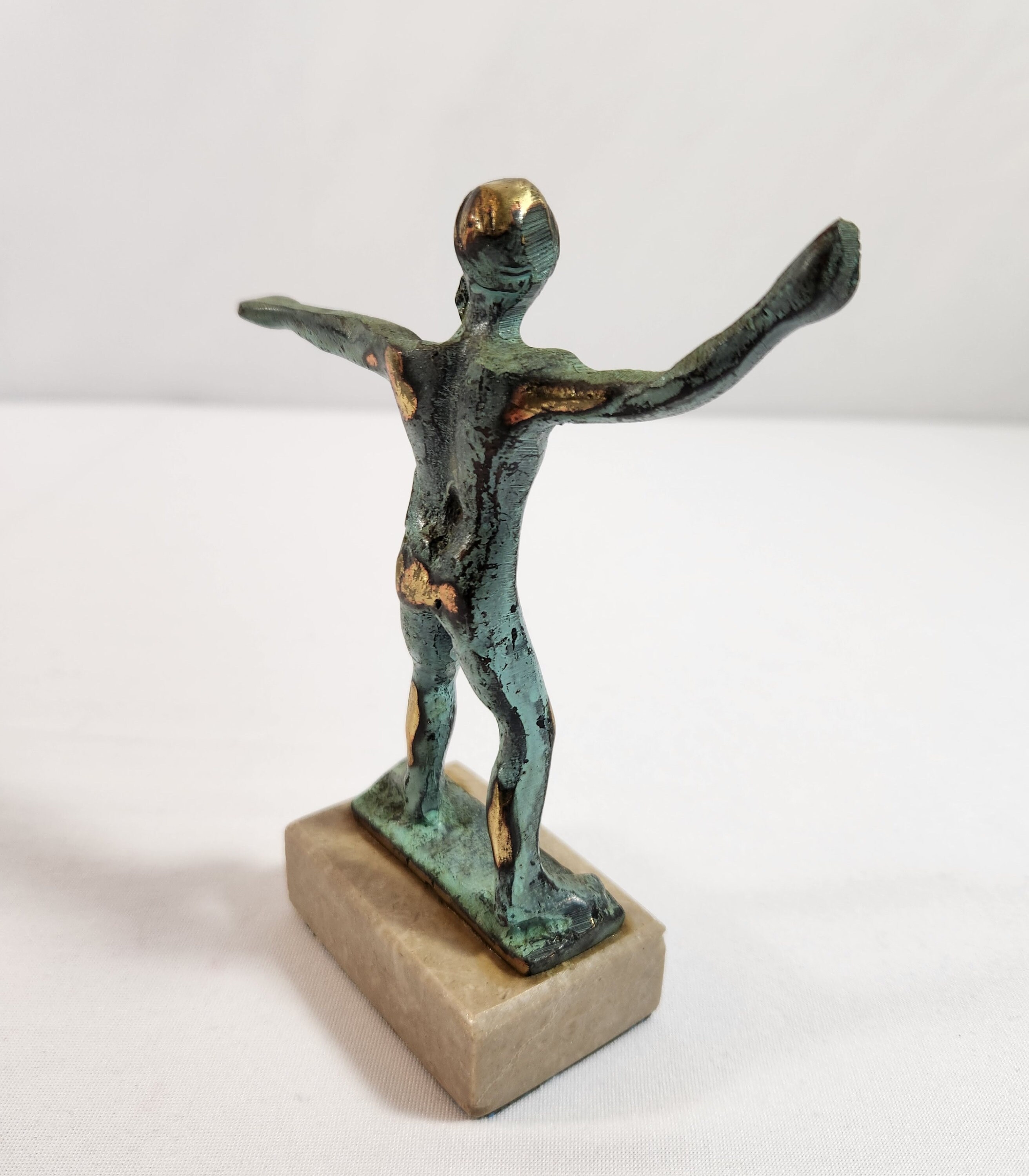 Vintage Zeus Statue God Greek Figure Solid Bronze - Etsy