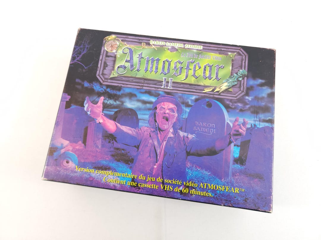 1993 ATMOSFEAR II 2 VHS Board Game Expansion Baron Samedi Zombie French ...