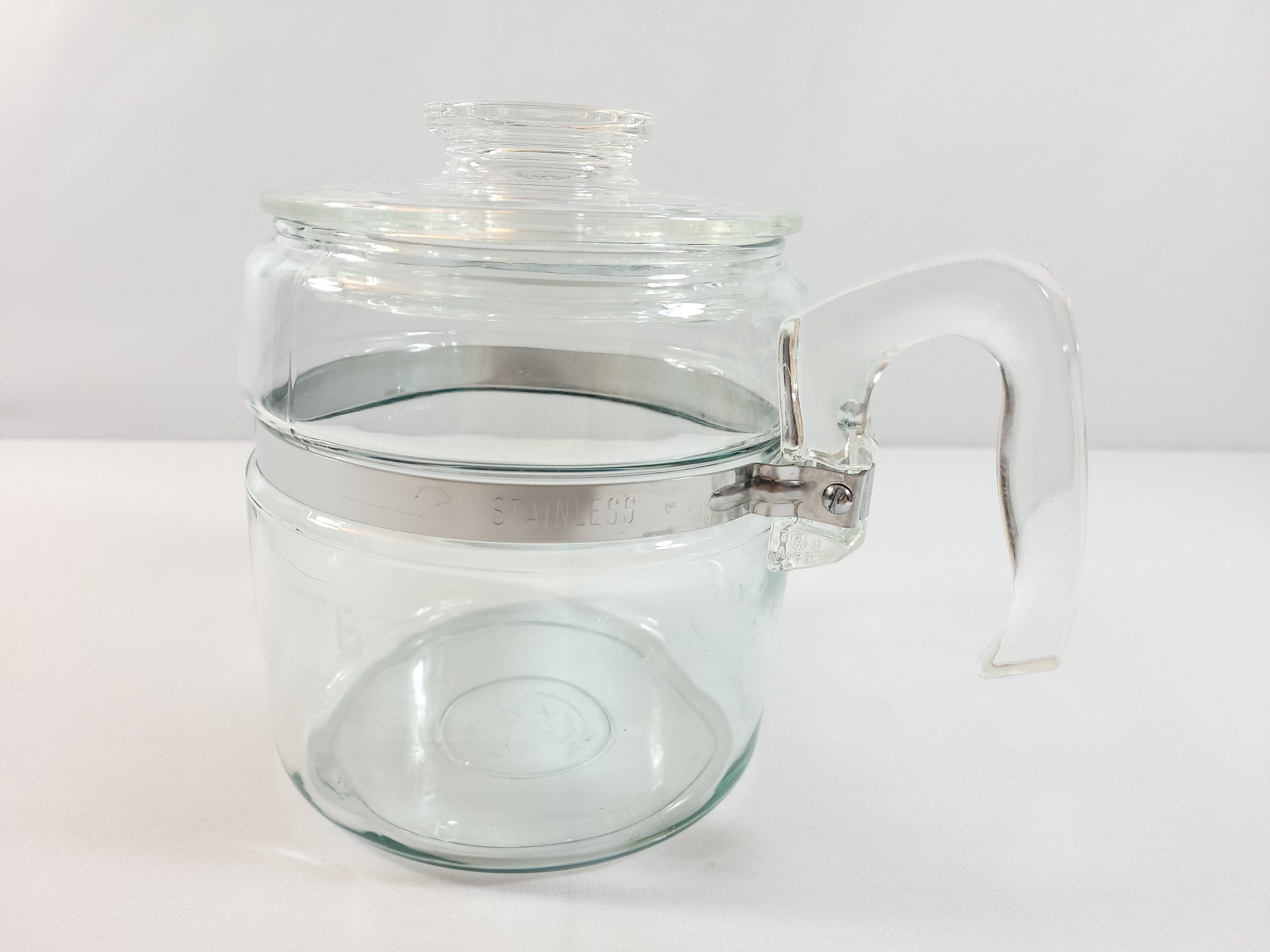 Vintage Pyrex 4-6 Cup Stovetop Coffee Pot Percolator, Complete 7756 - Etsy