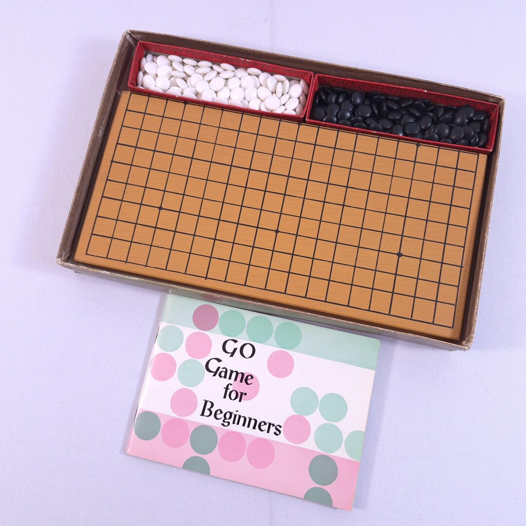 Vintage Go Board Game Set Haruko Kambayashi Japan 1970s Complete With ...