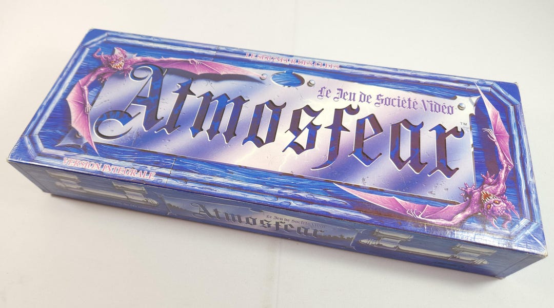Vintage 1991 Nightmare, ATMOSFEAR Complete Board Game FRANCAIS FRENCH ...