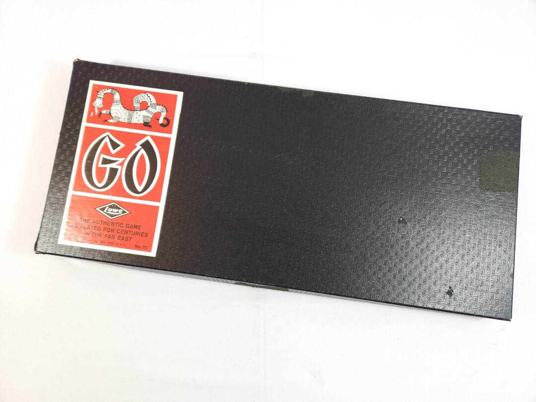 1951 the Game of GO Strategy Board Game, Black Box , Complete, Lowe ...