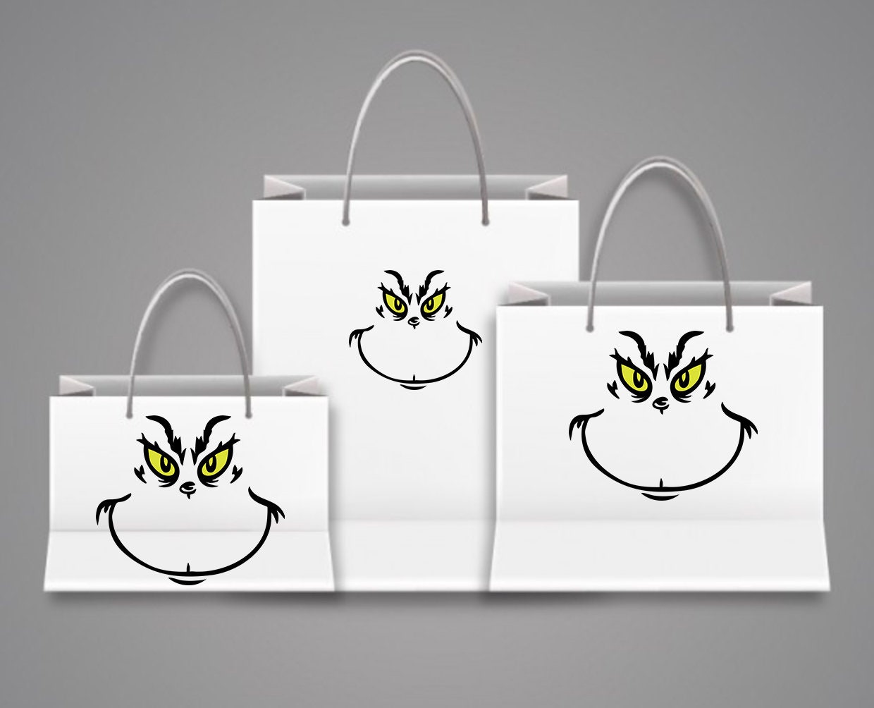 Grinch Face PNG File With Transparent Background - Etsy