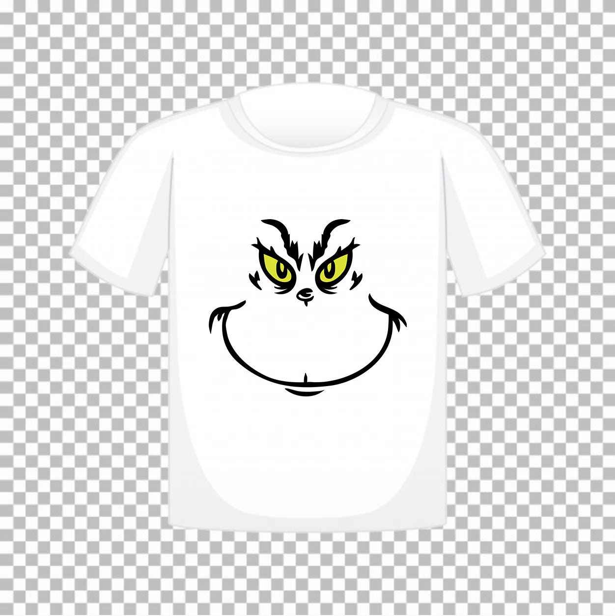 Grinch Face PNG File With Transparent Background - Etsy