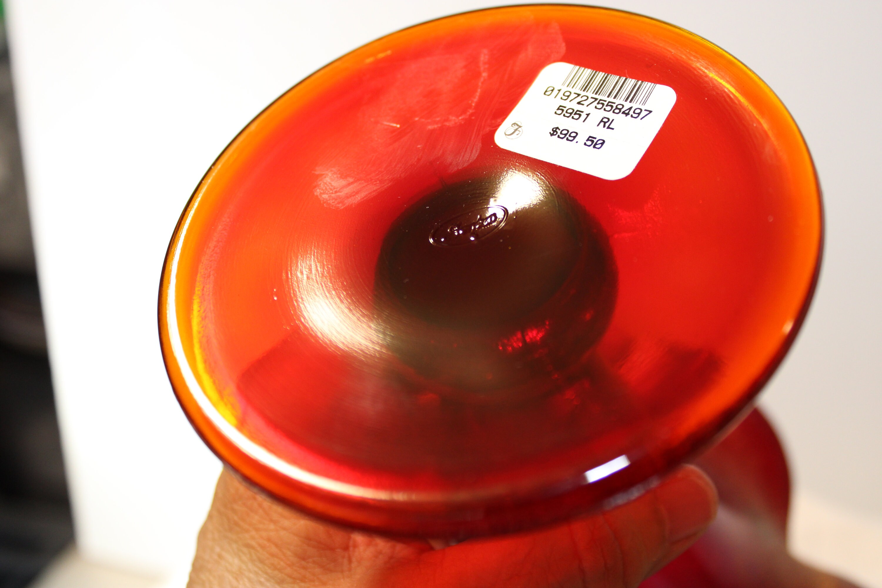 Fenton Ruby Amberina Stretch Glass Vase - Etsy