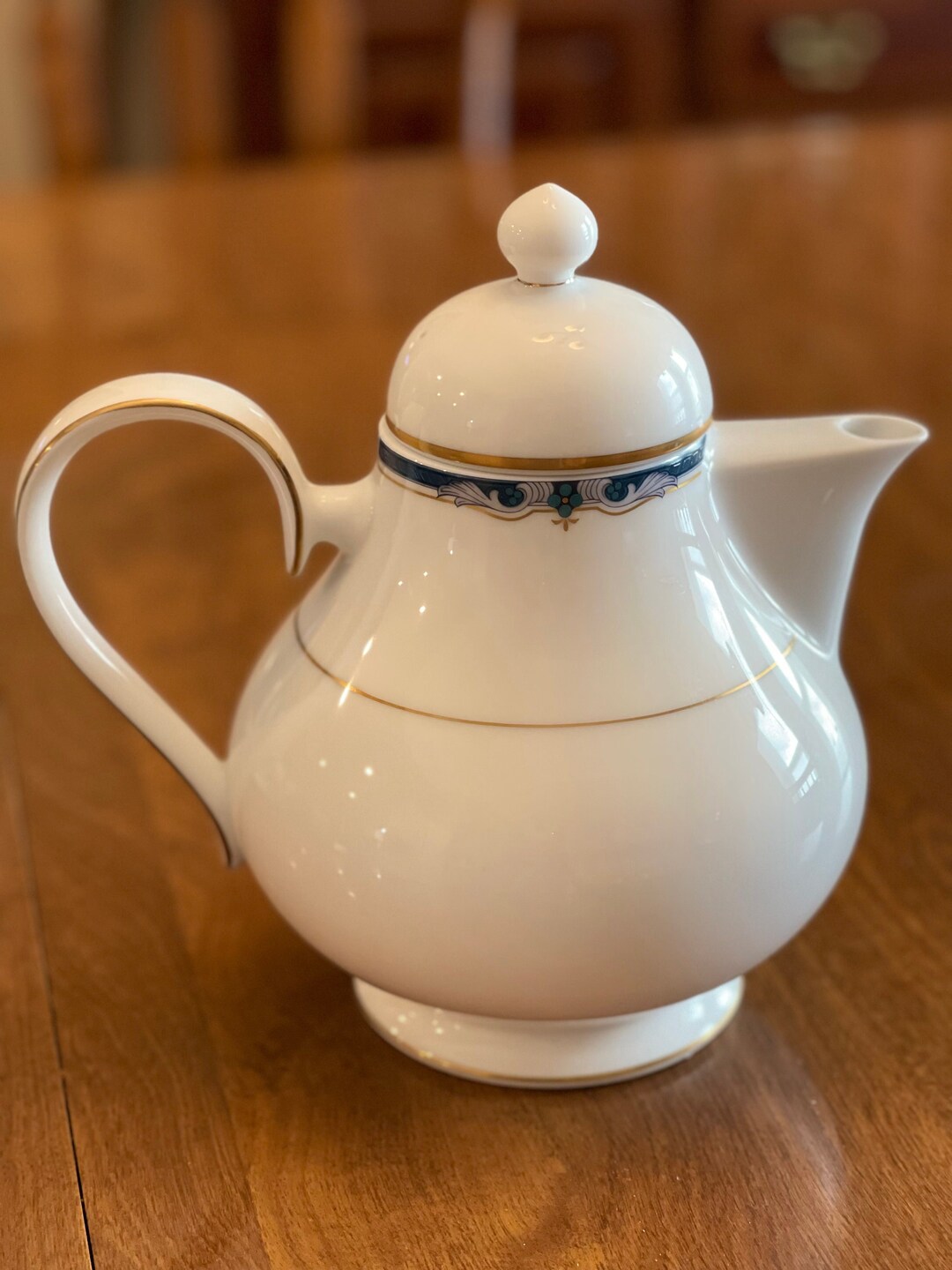 Noritake Cafe Versailles Teapot and Lid - Etsy