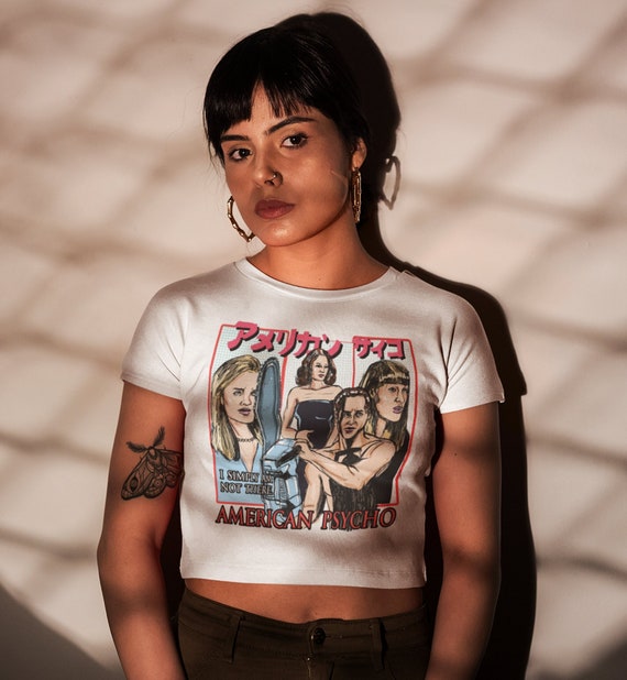 Scary Spooky Crop Top 90s Crop Top - Etsy