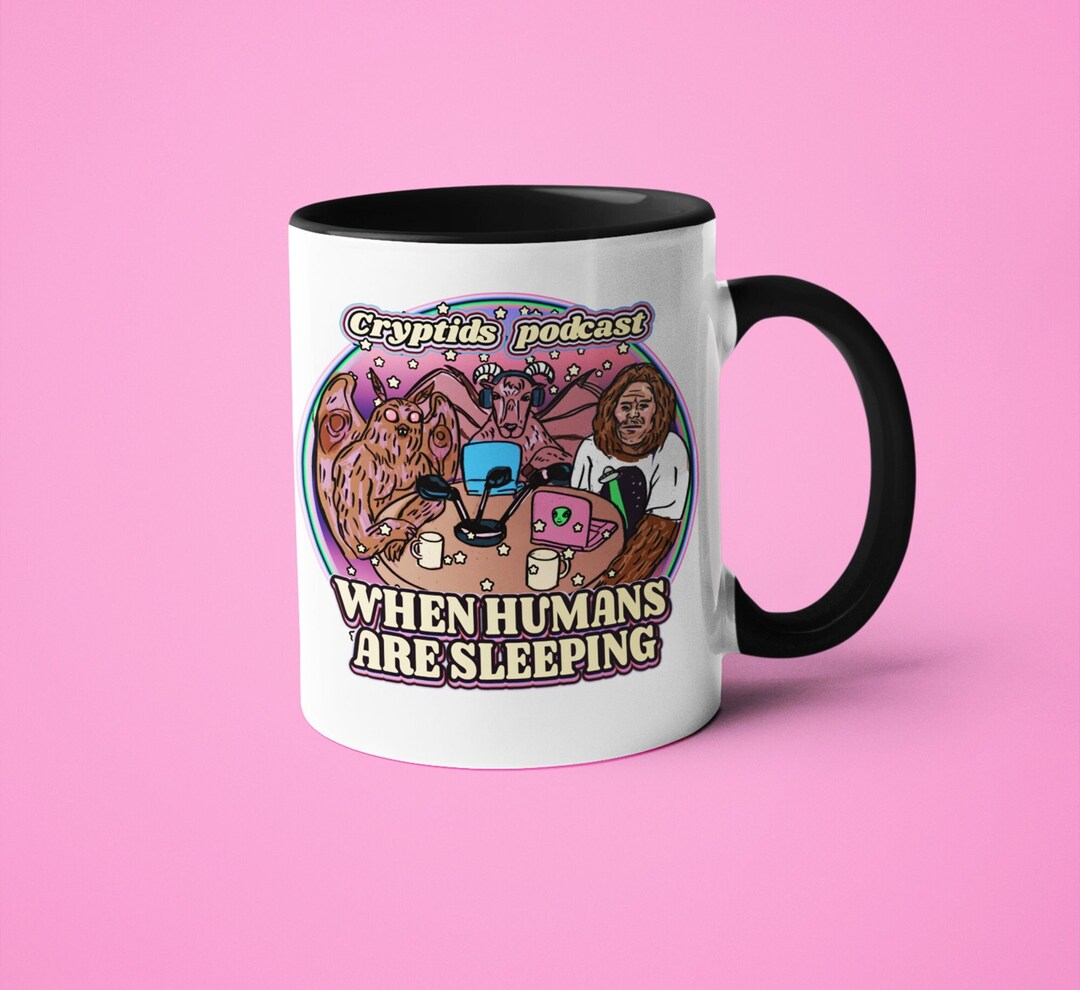 Cryptids Podcast Mug, 80s Vintage Pastel Mug, Cryptids Mug - Etsy