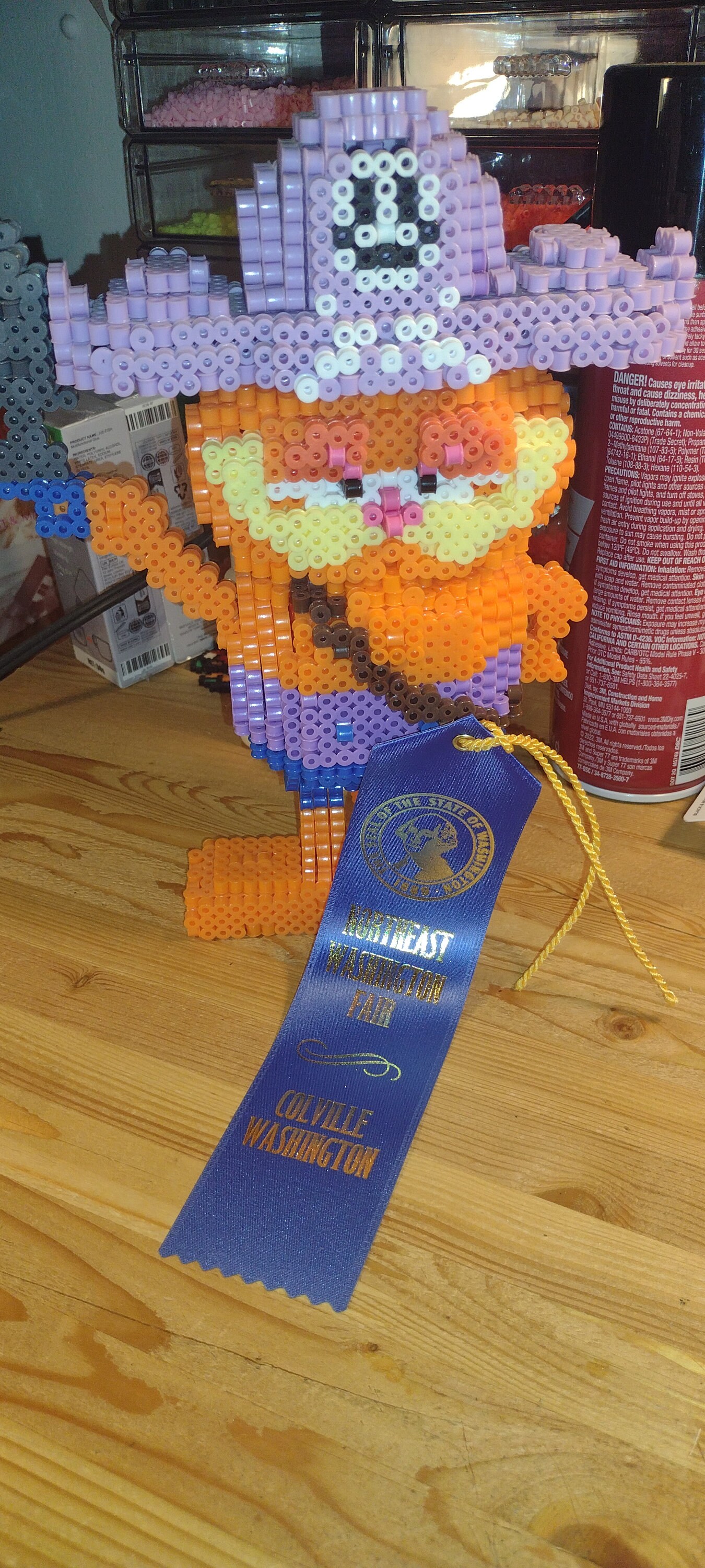 3D Perler Beads Figures - Etsy