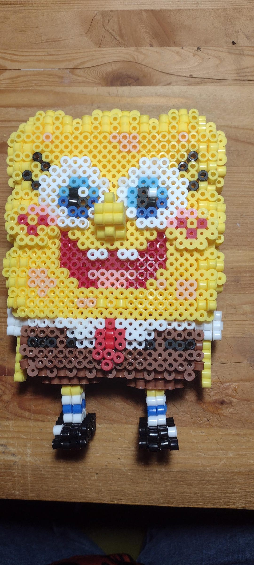 3D Spongebob Squarepants Perler Bead - Etsy
