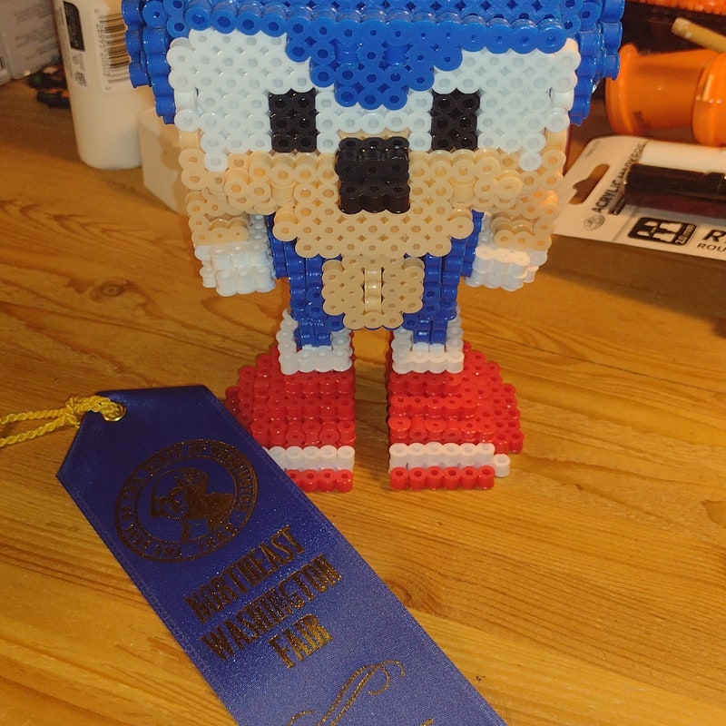 Sonic Perler Bead Pattern - Etsy