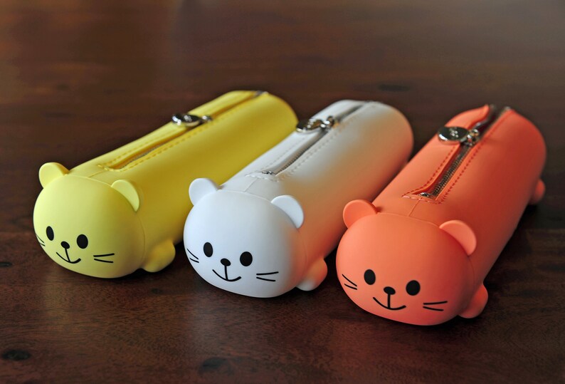 Creative 3D Panda Silicon Pencil Case Girls Boys Storage Bag Student ...