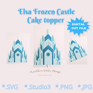 Frozen Castle SVG File for Cake Topper or Party Decorations | Arendelle ...
