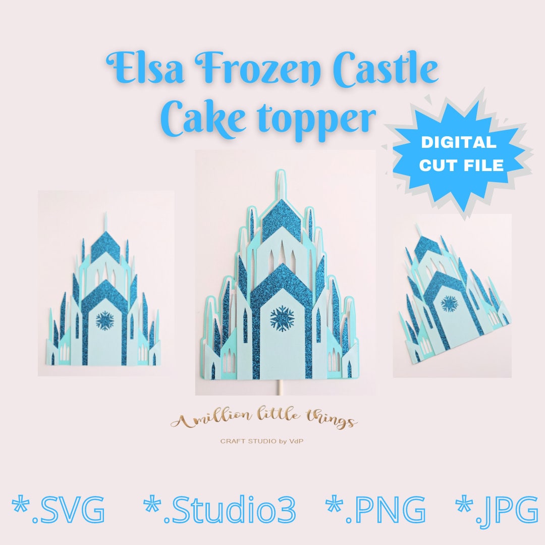 Frozen Castle Cake Topper
