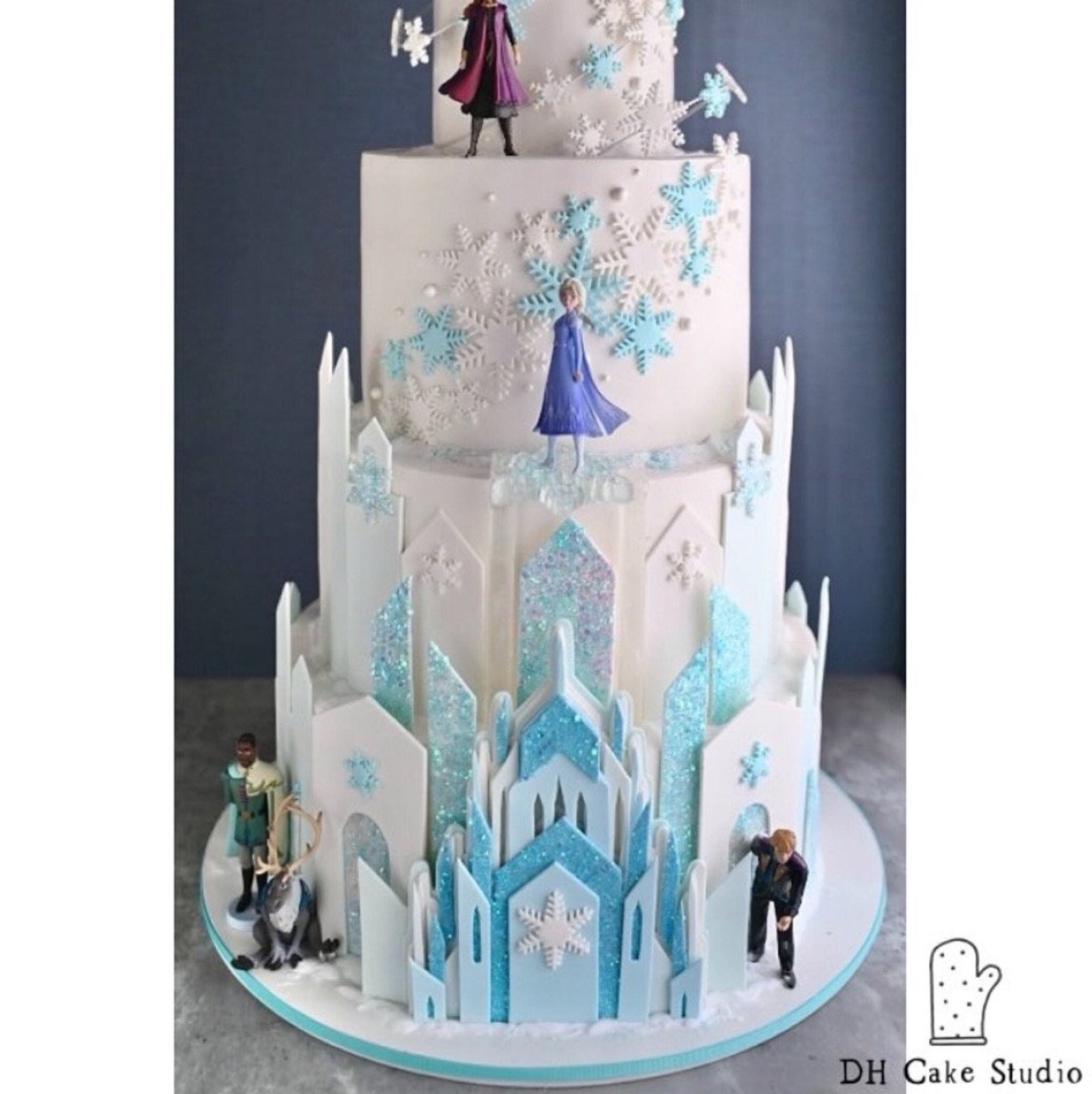Frozen Castle SVG File for Cake Topper or Party Decorations Arendelle ...
